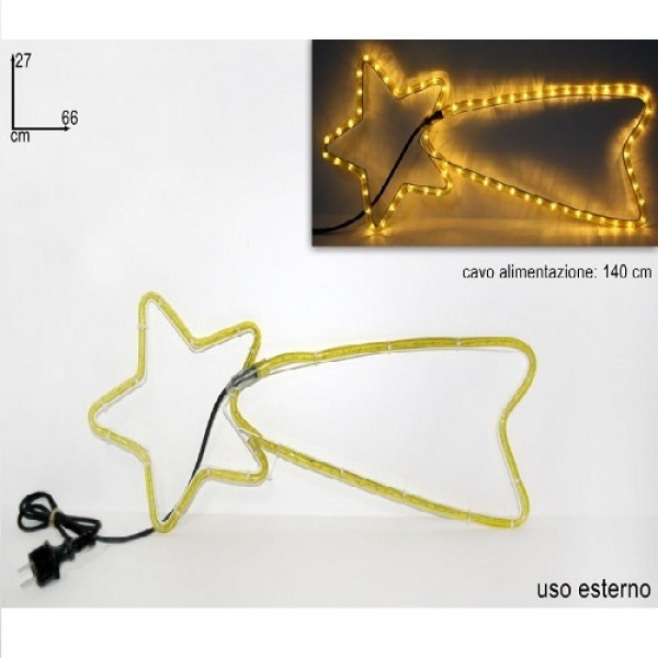 Okrasna lučka zvezda repatica rumena - Okrasne lučke